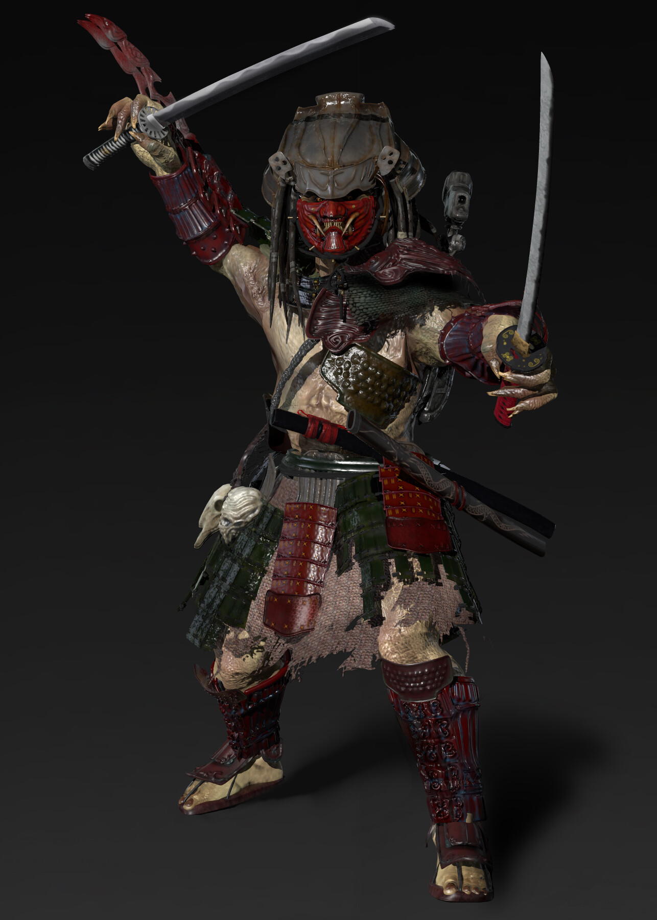 ArtStation - Samurai Predator 3D Artwork