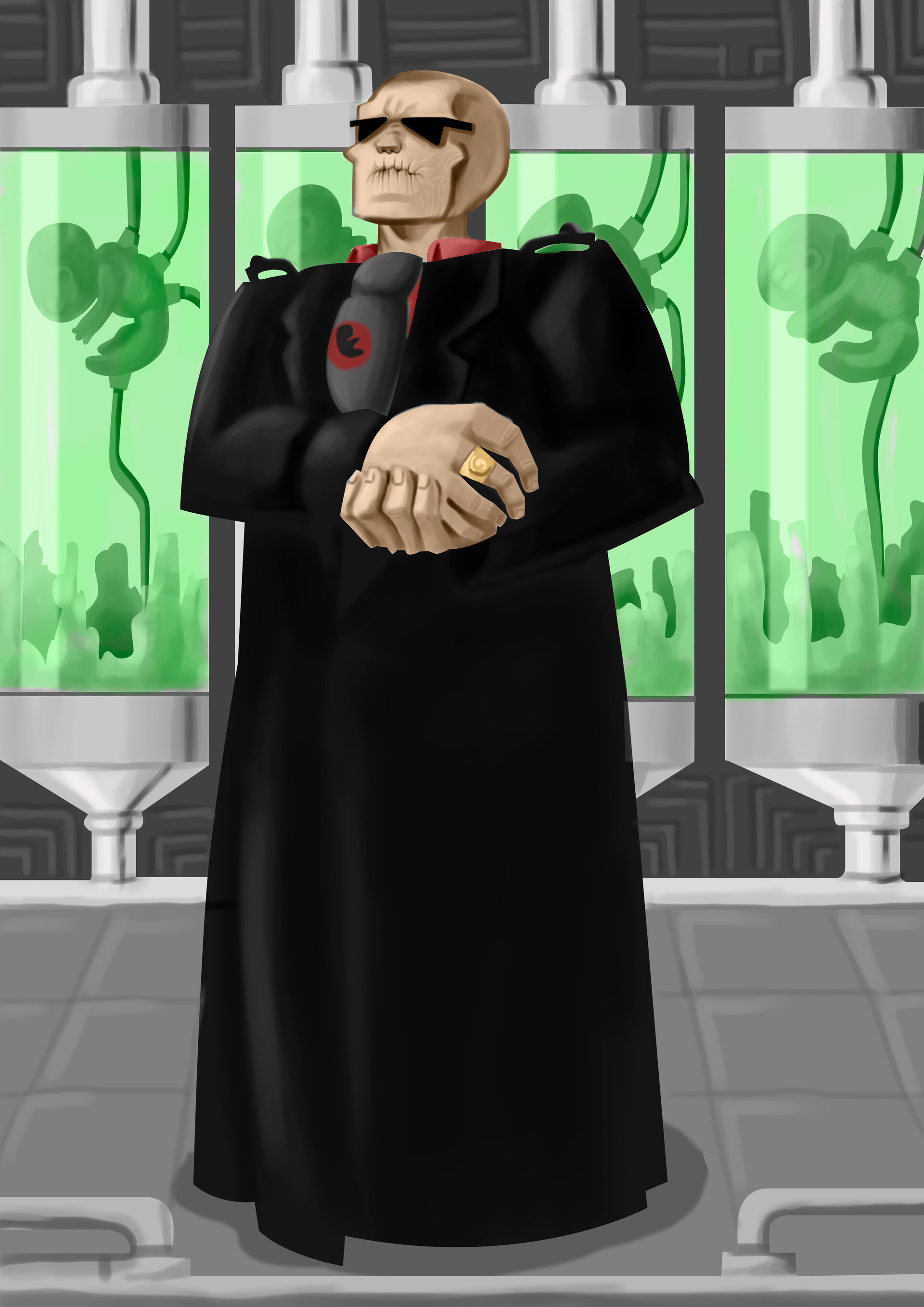 ArtStation - Skull Face Man