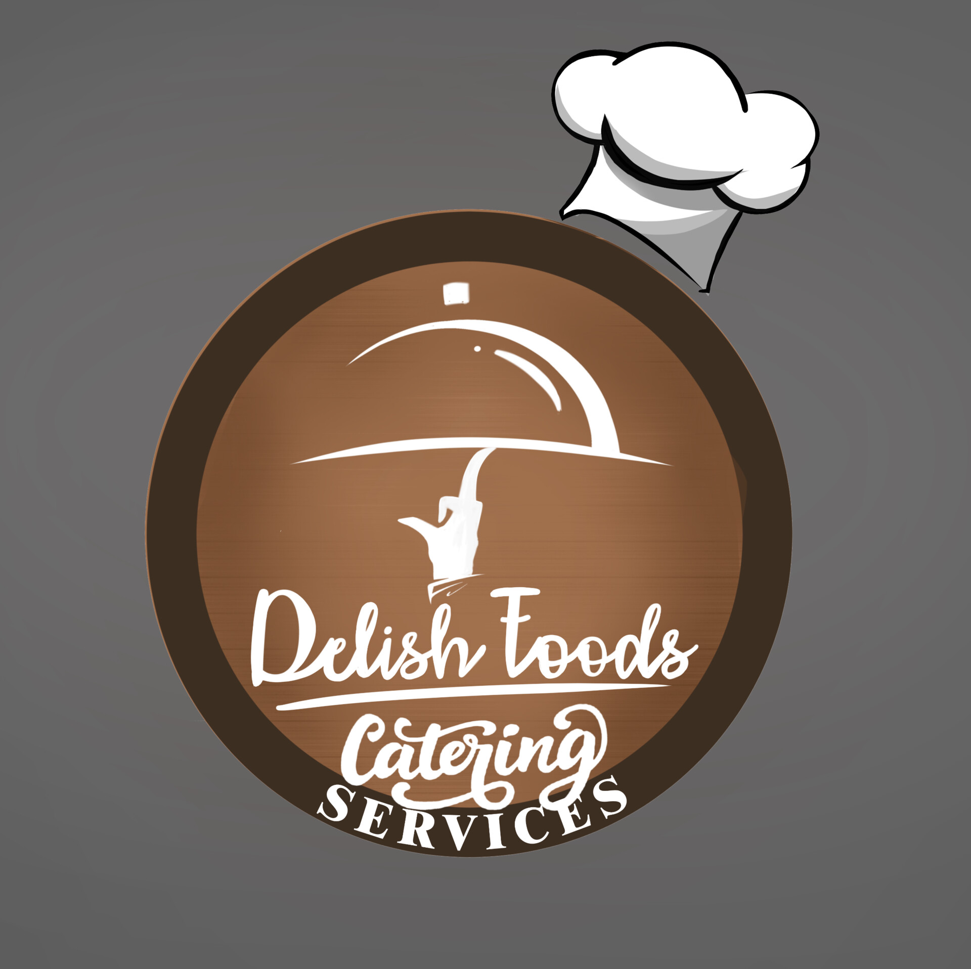 ArtStation - Delish Food Catering Services Logo