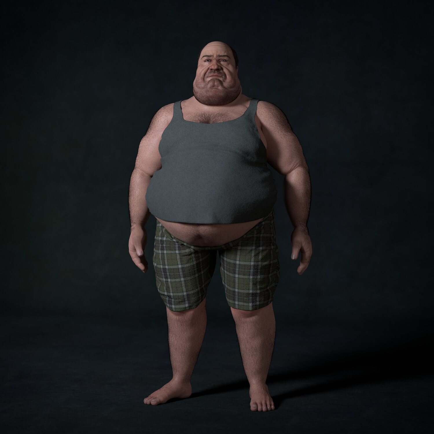 Soroush CG Art - Fat man