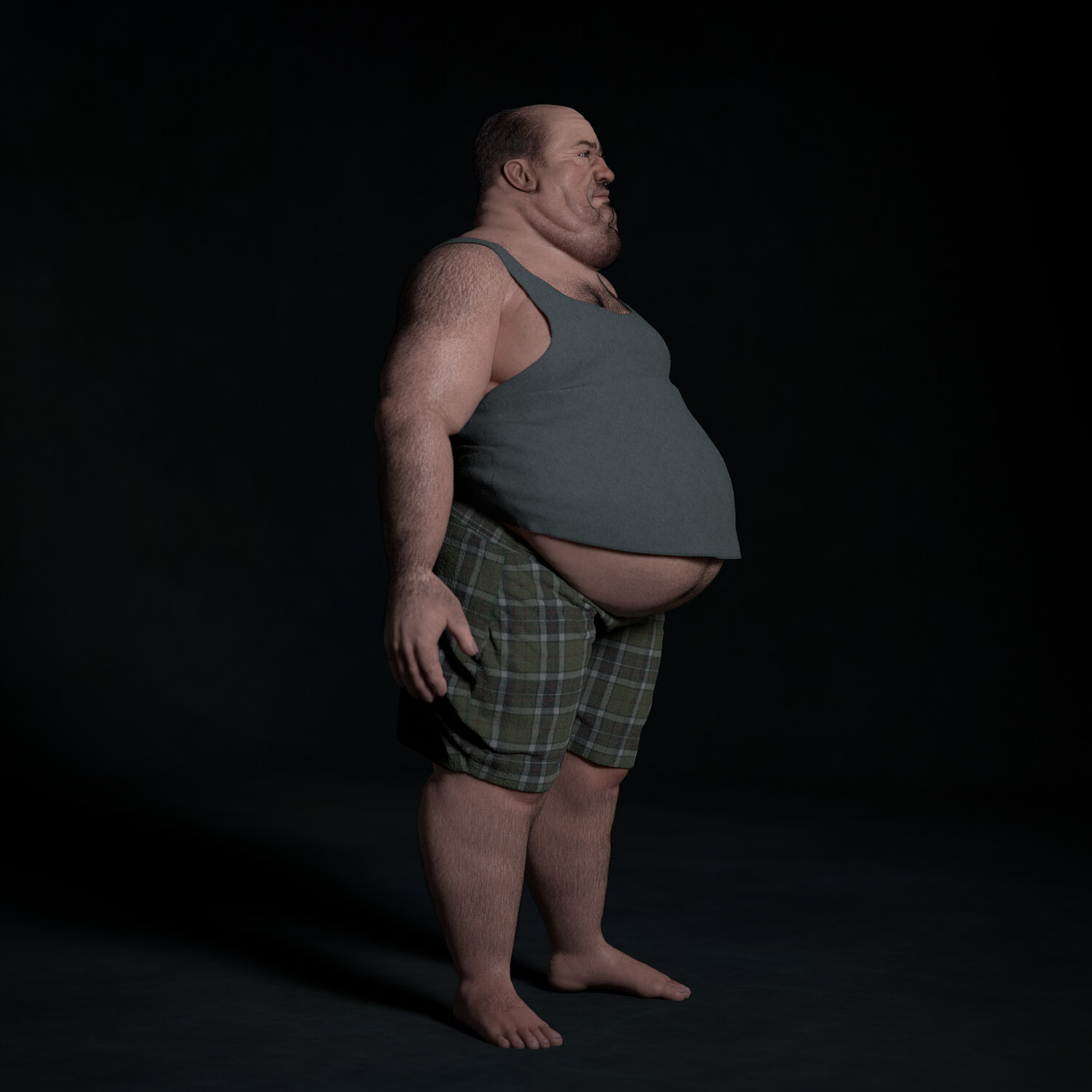 Soroush CG Art - Fat man