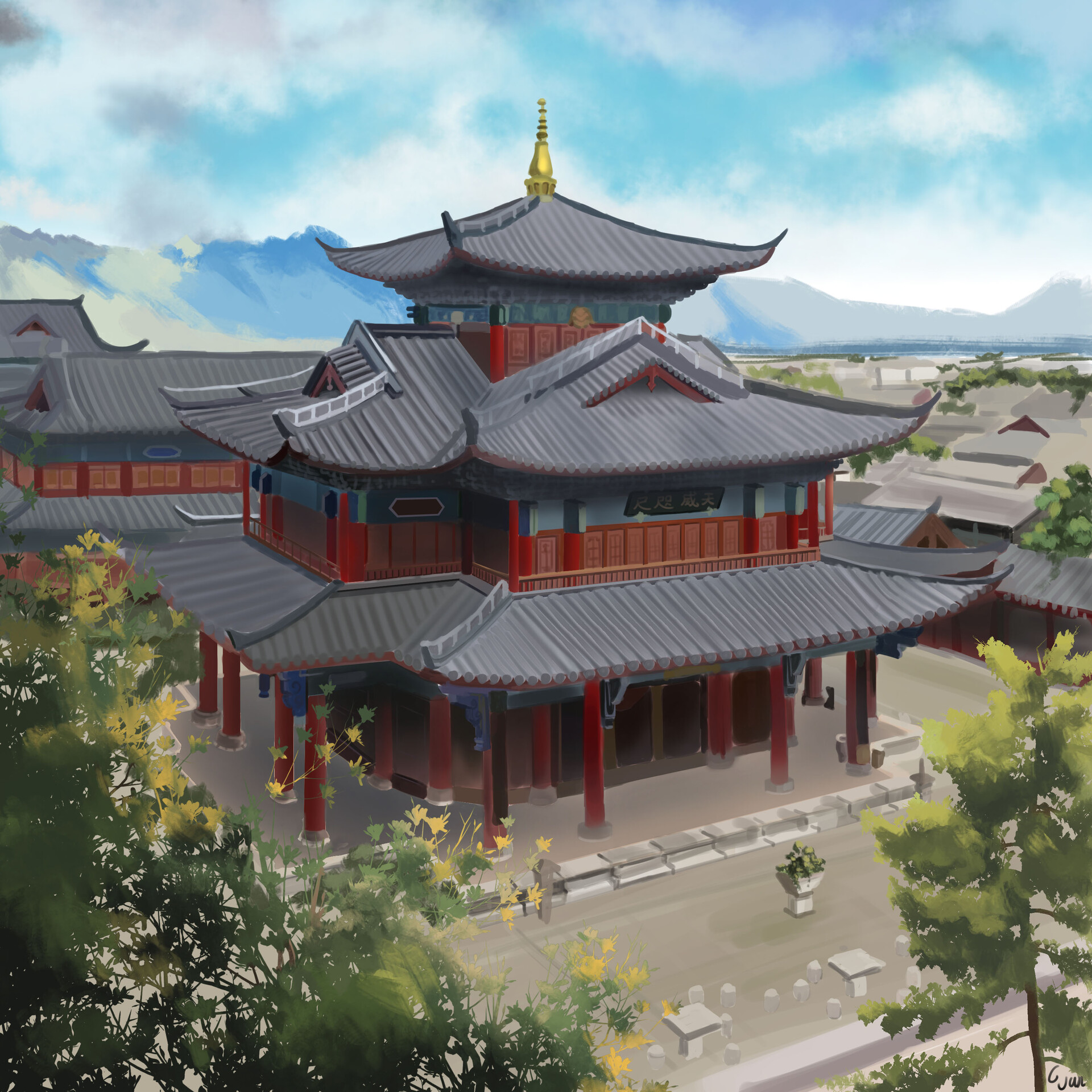 ArtStation - The landscape practice