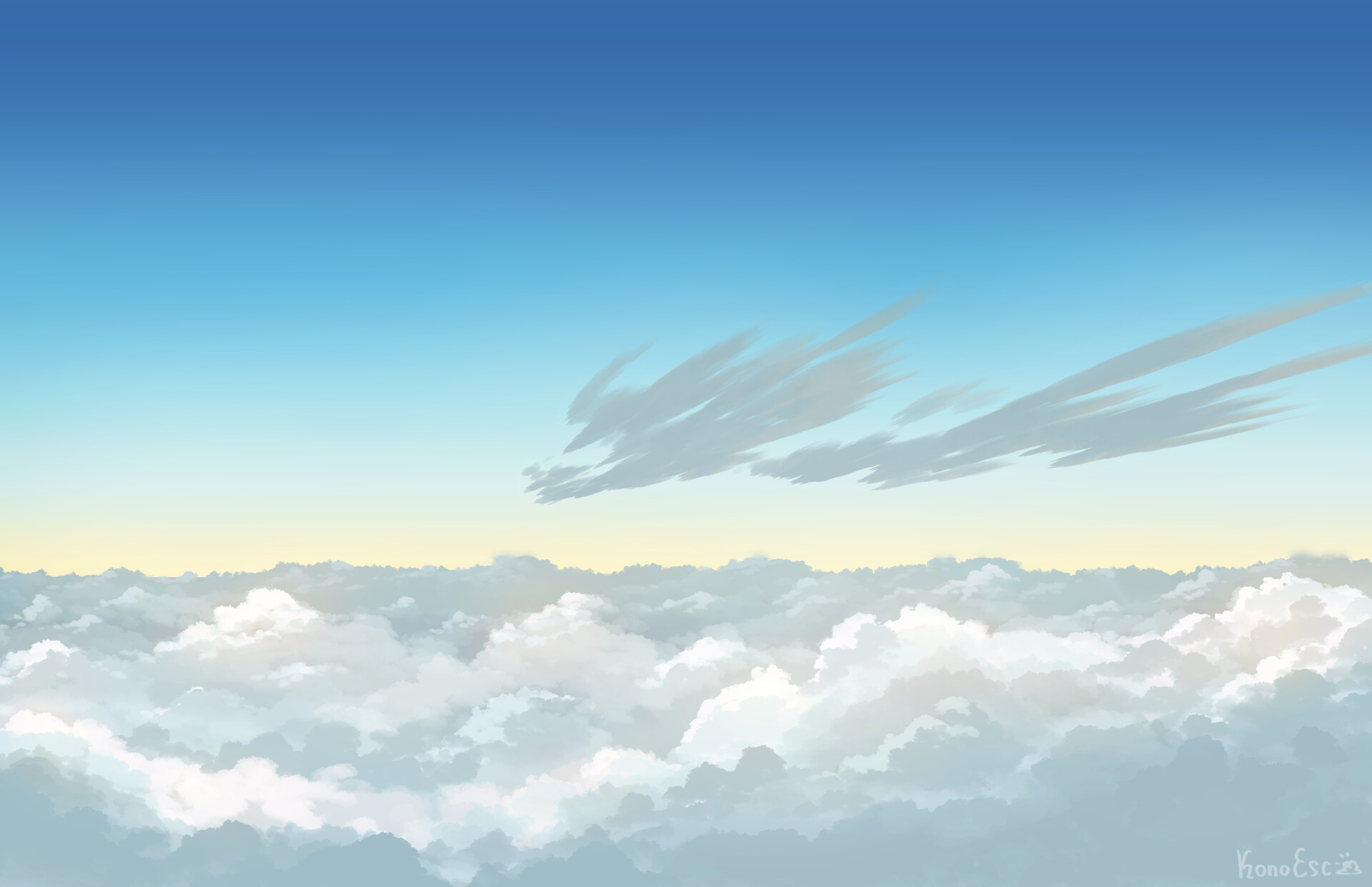 ArtStation - Sky sketch (2020)