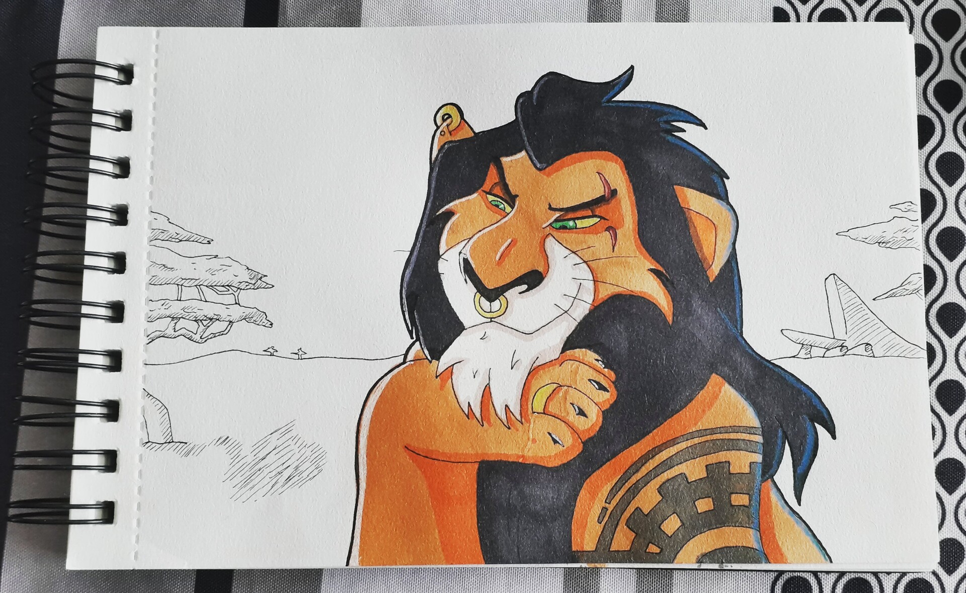 How To Draw Lion King Scar