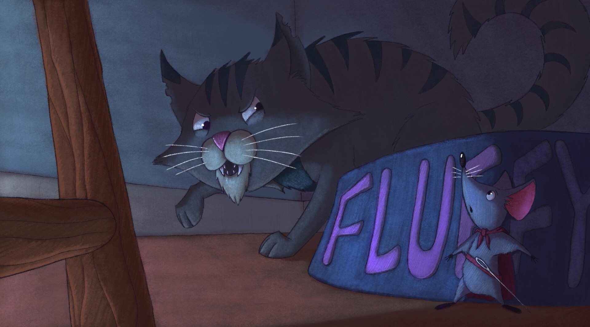 ArtStation - Fluffy The Cat