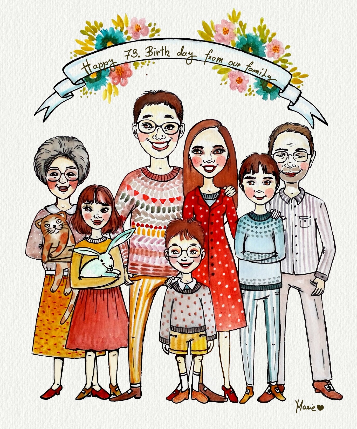 Marie Cartoon - Classic illustration