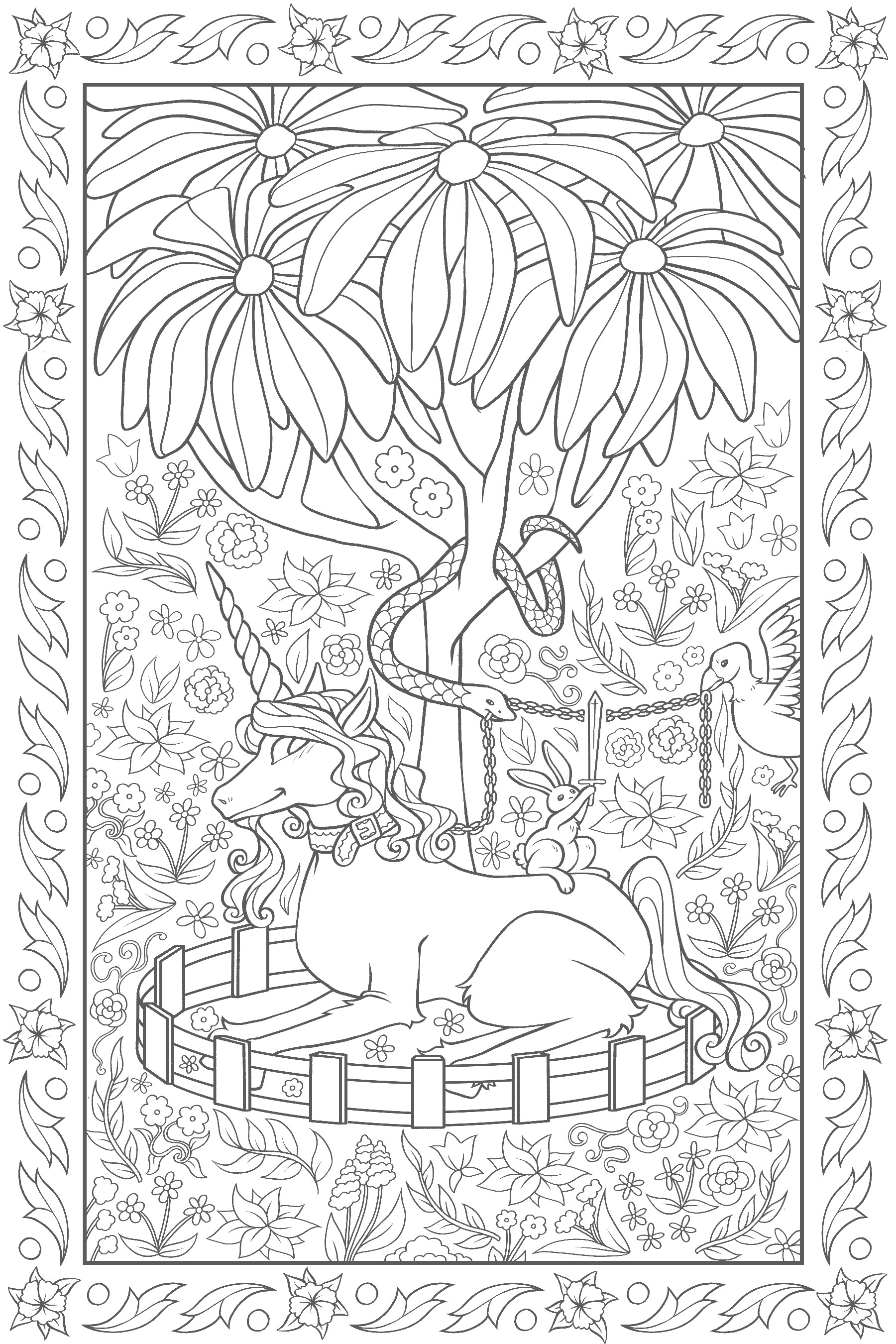 tapestry coloring pages