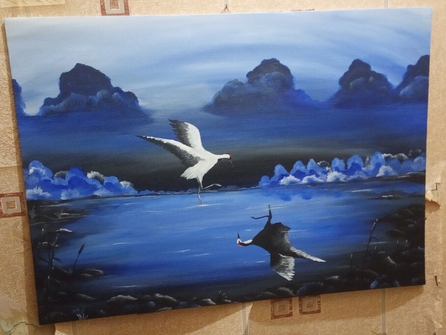 ArtStation - stork dance