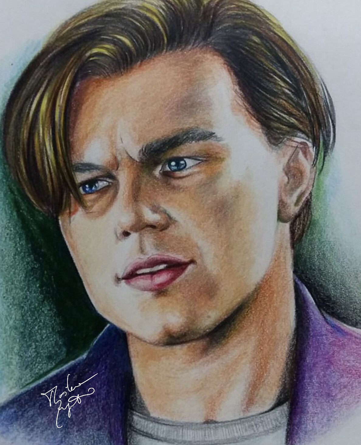 ArtStation - Leonardo Di Caprio portrait