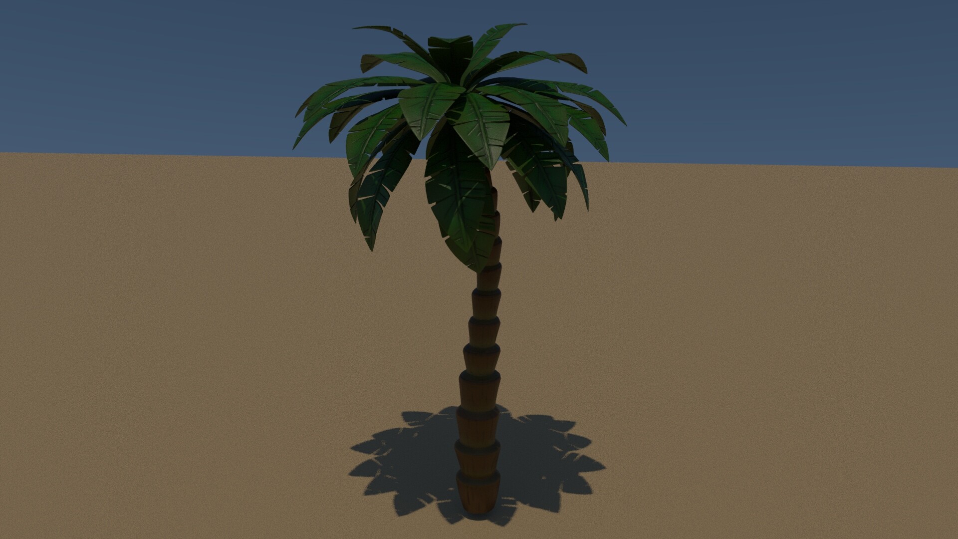 ArtStation - Stylized Palm tree