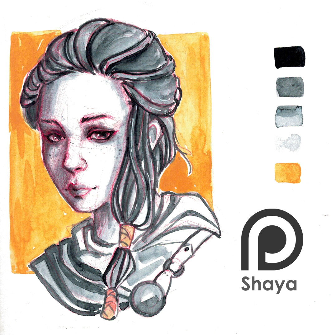 ArtStation - Aya from Assassin`s Creed Origins in my art style