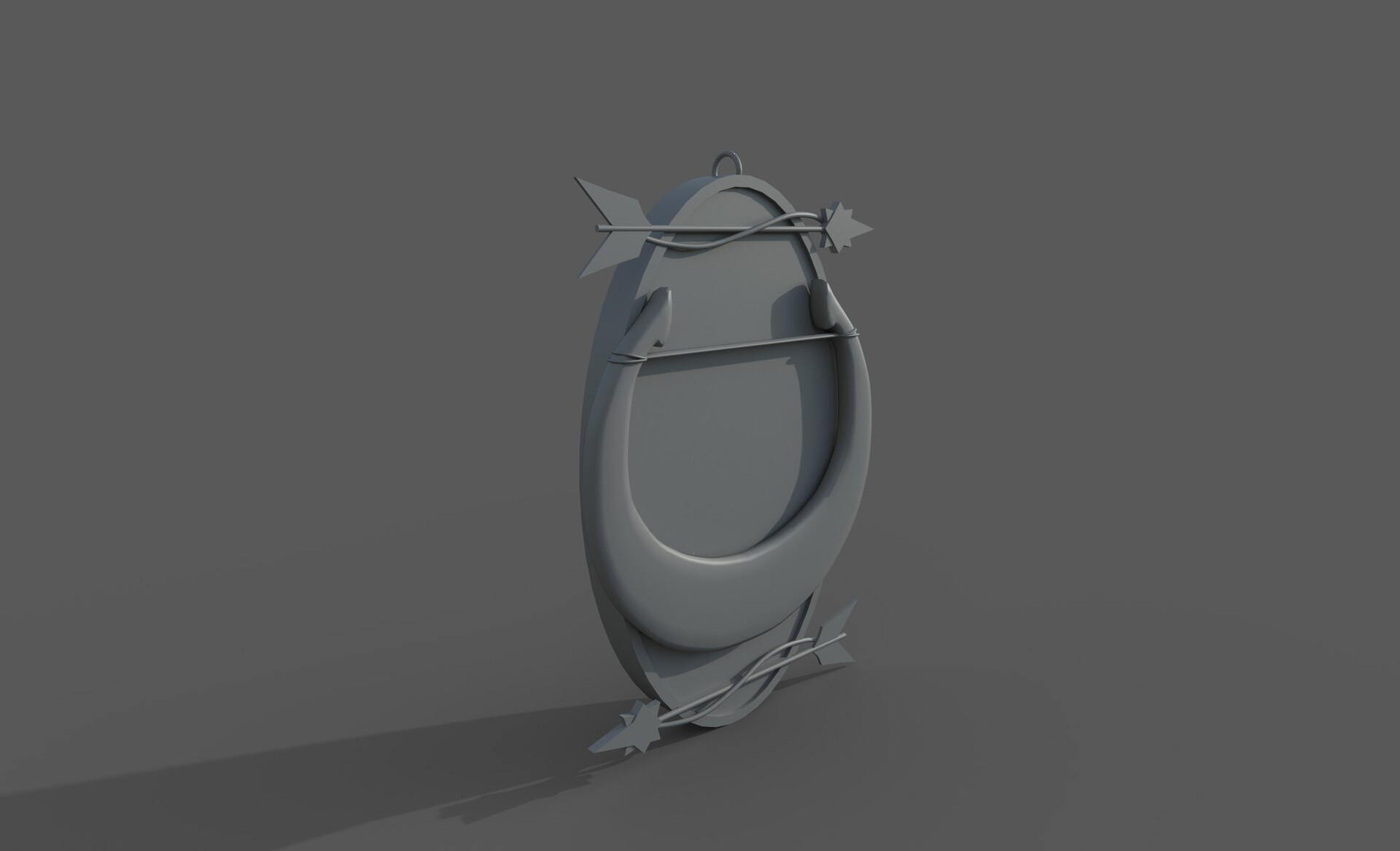 ArtStation - Un-Textured commission of Moonweaver holy symbol