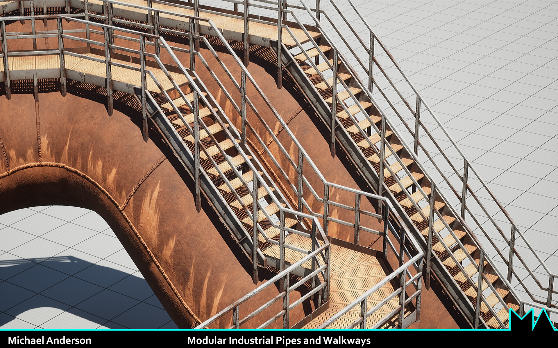Michael Anderson - Modular Industrial Pipes and Walkways