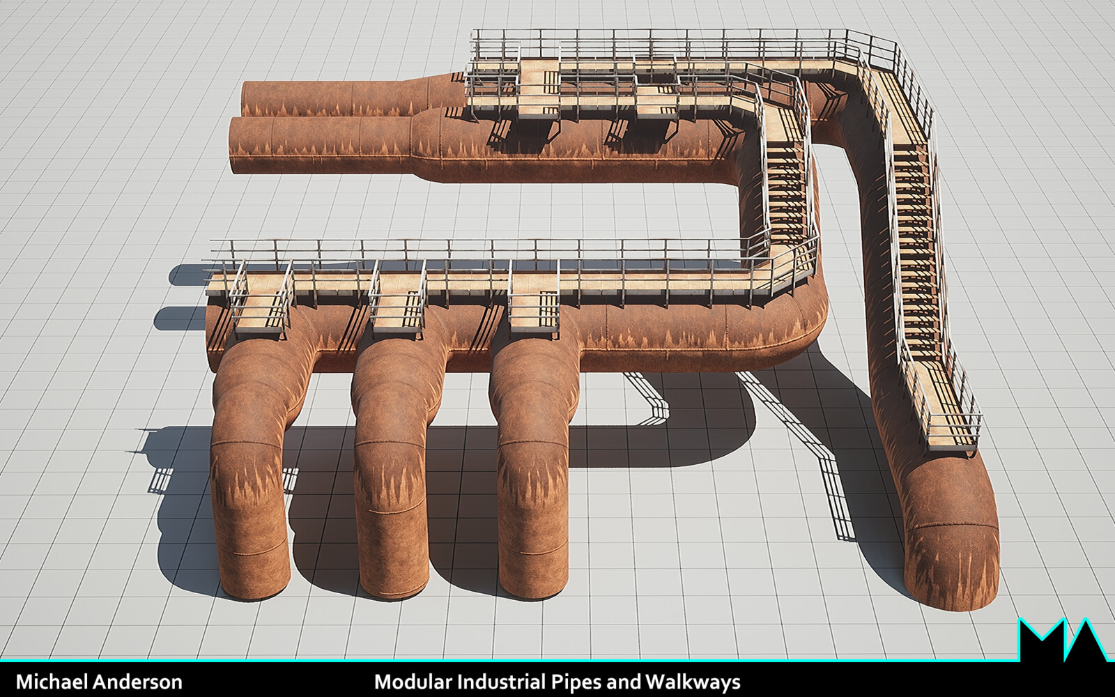 Michael Anderson - Modular Industrial Pipes and Walkways