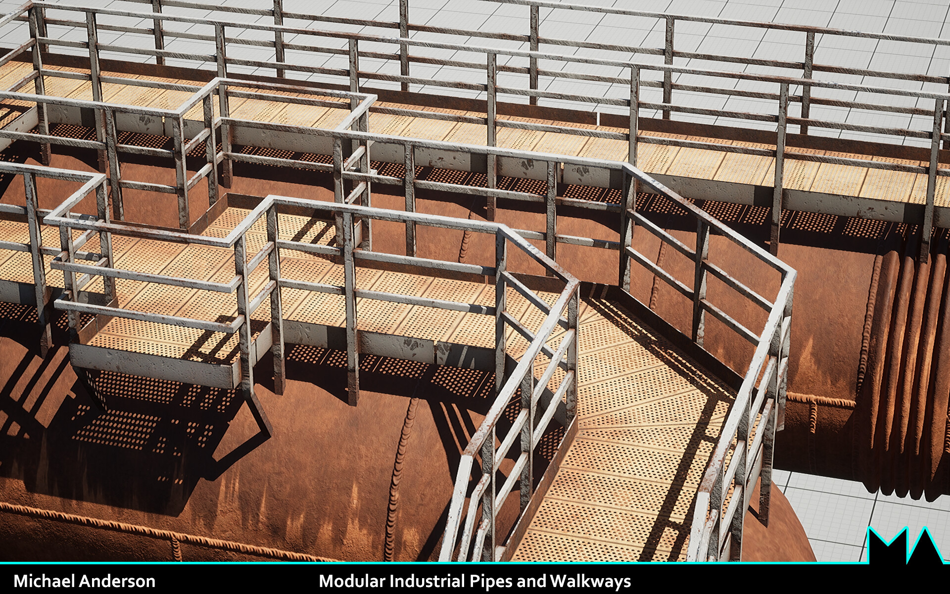 Michael Anderson - Modular Industrial Pipes and Walkways