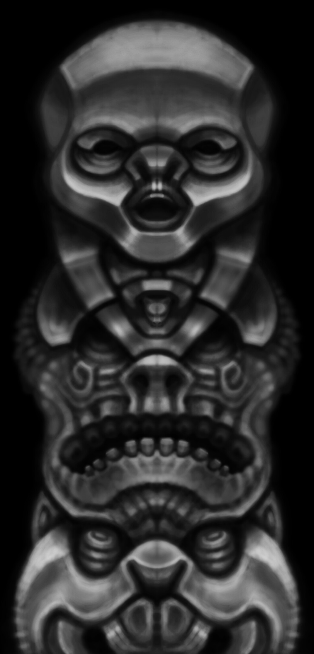 ArtStation - alien totem 01