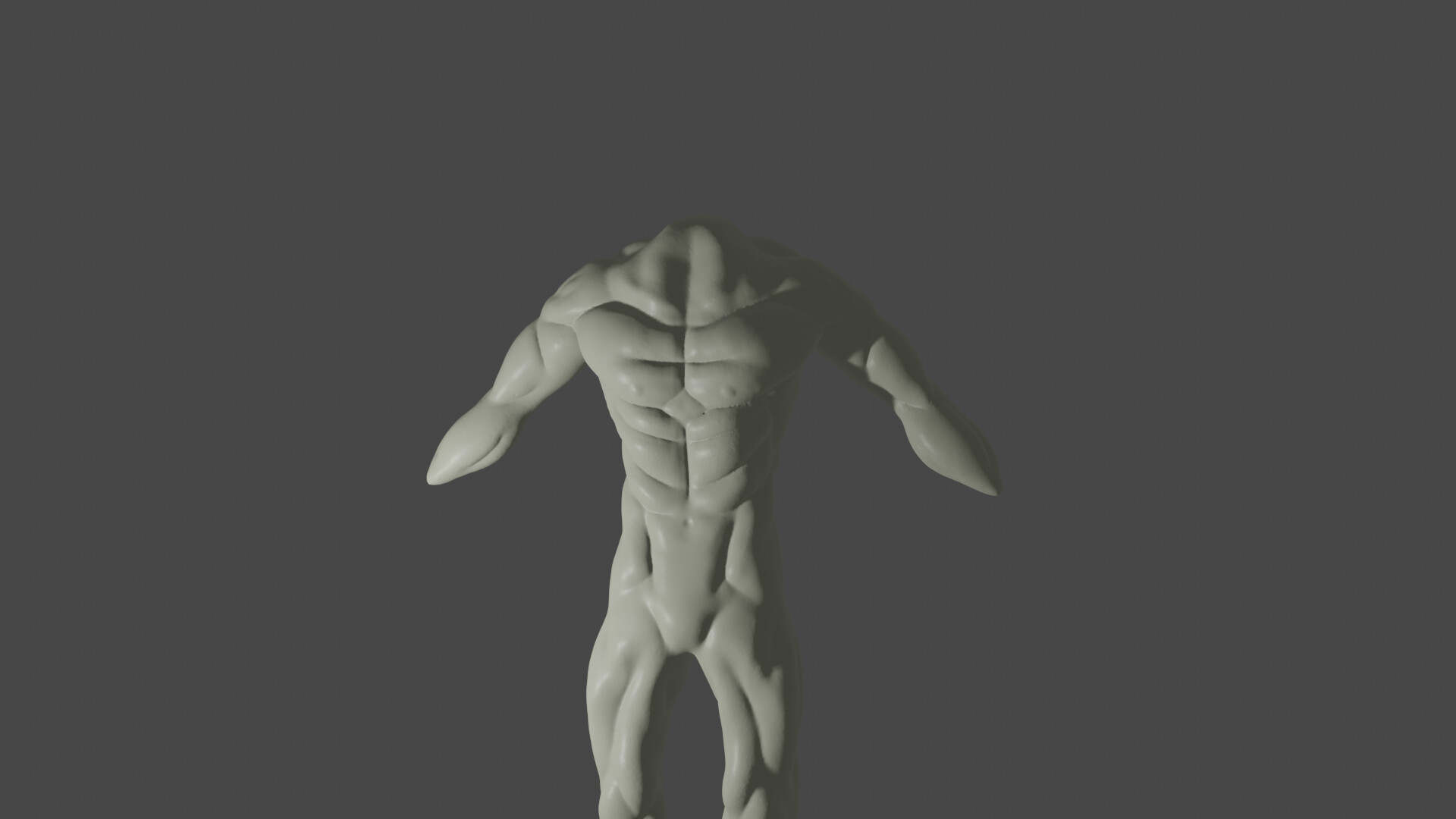 ArtStation - Male Body Sculpt (WIP)