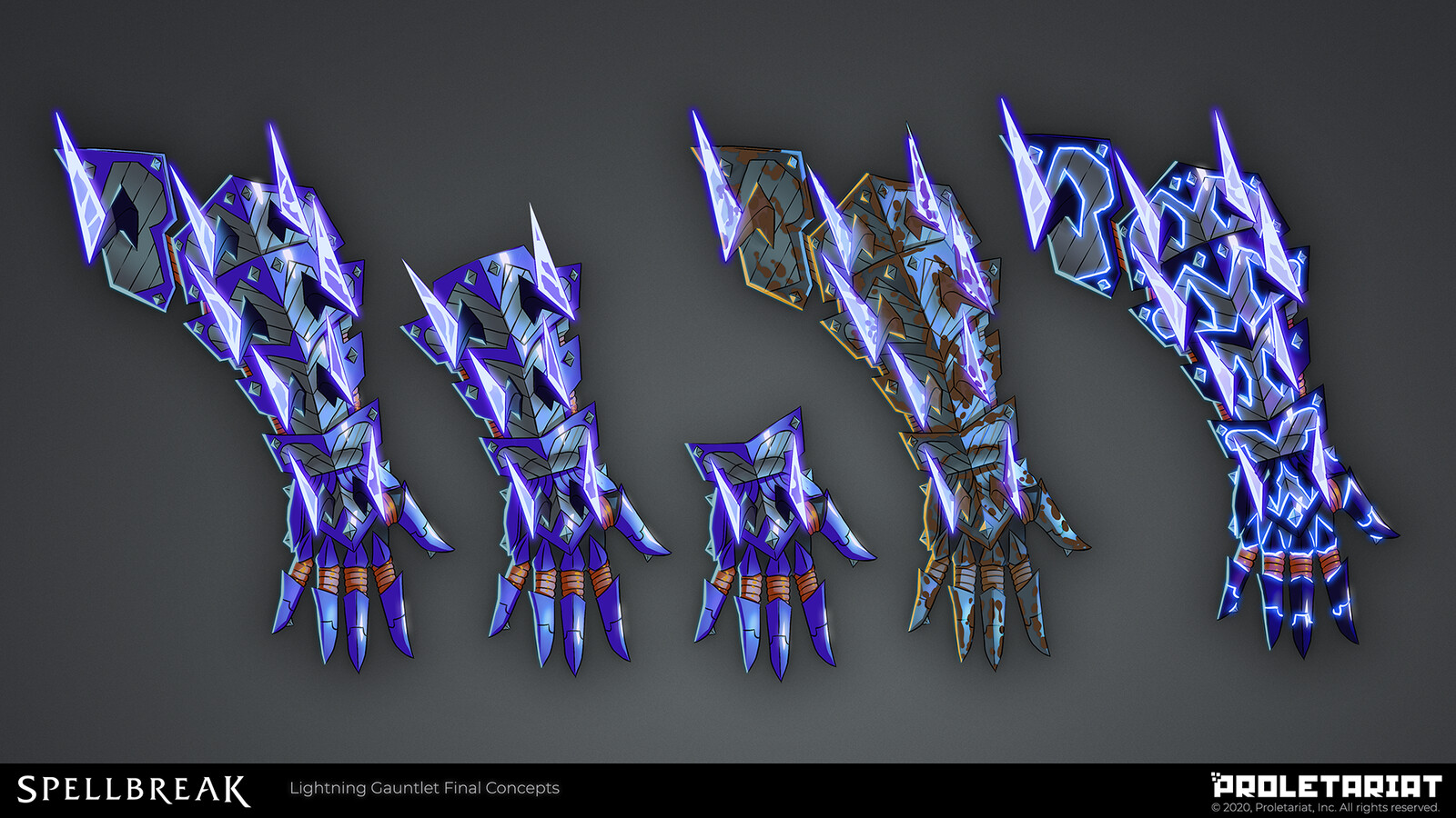 Shawn Witt - Spellbreak Lightning Gauntlet Concepts and Model