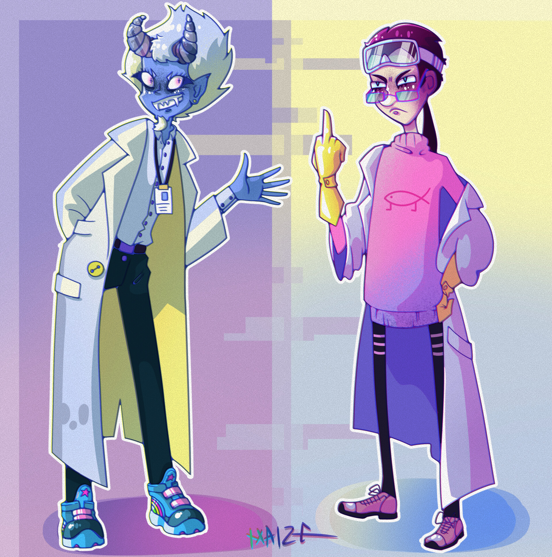 ArtStation - Two scientists design