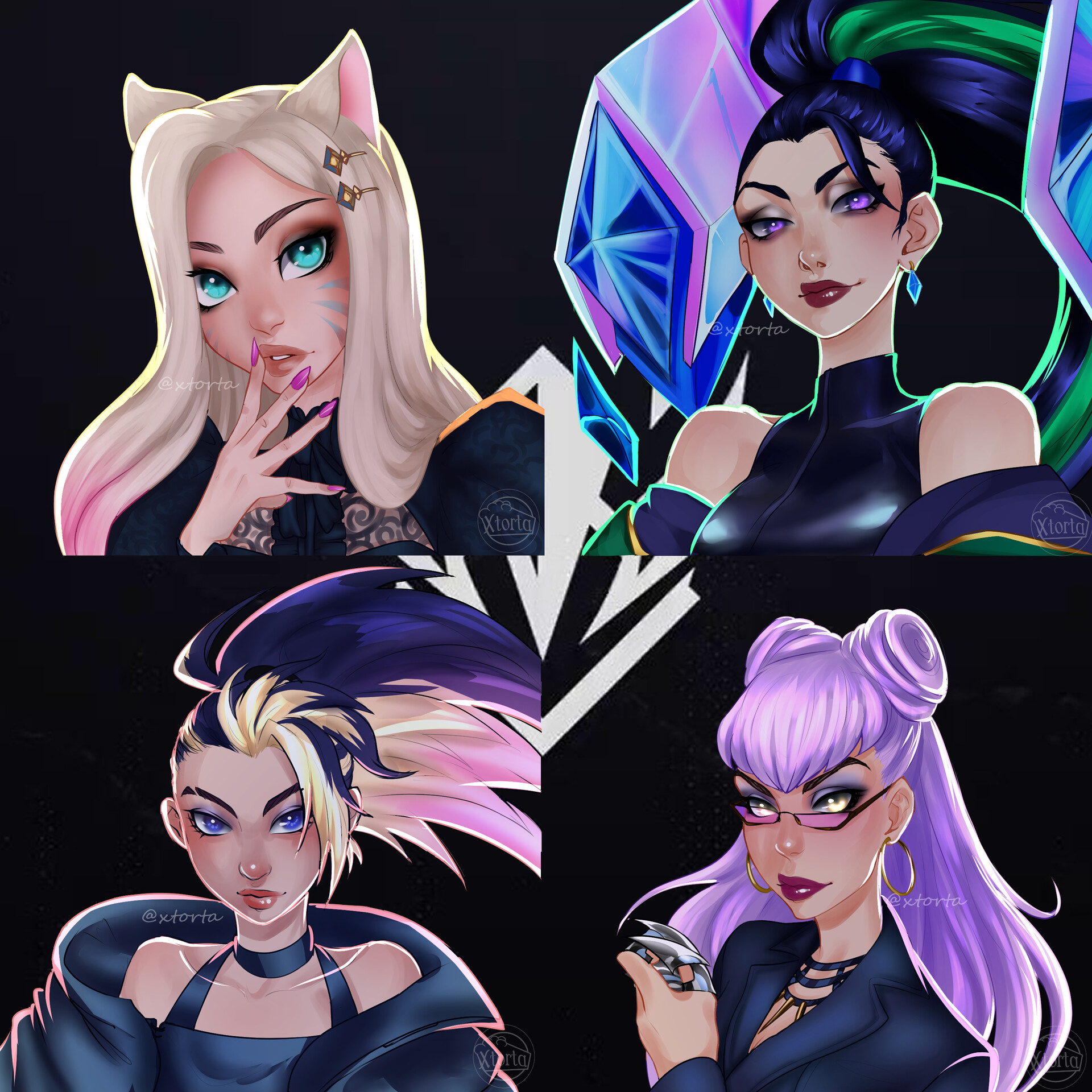 ArtStation - The baddest KDA
