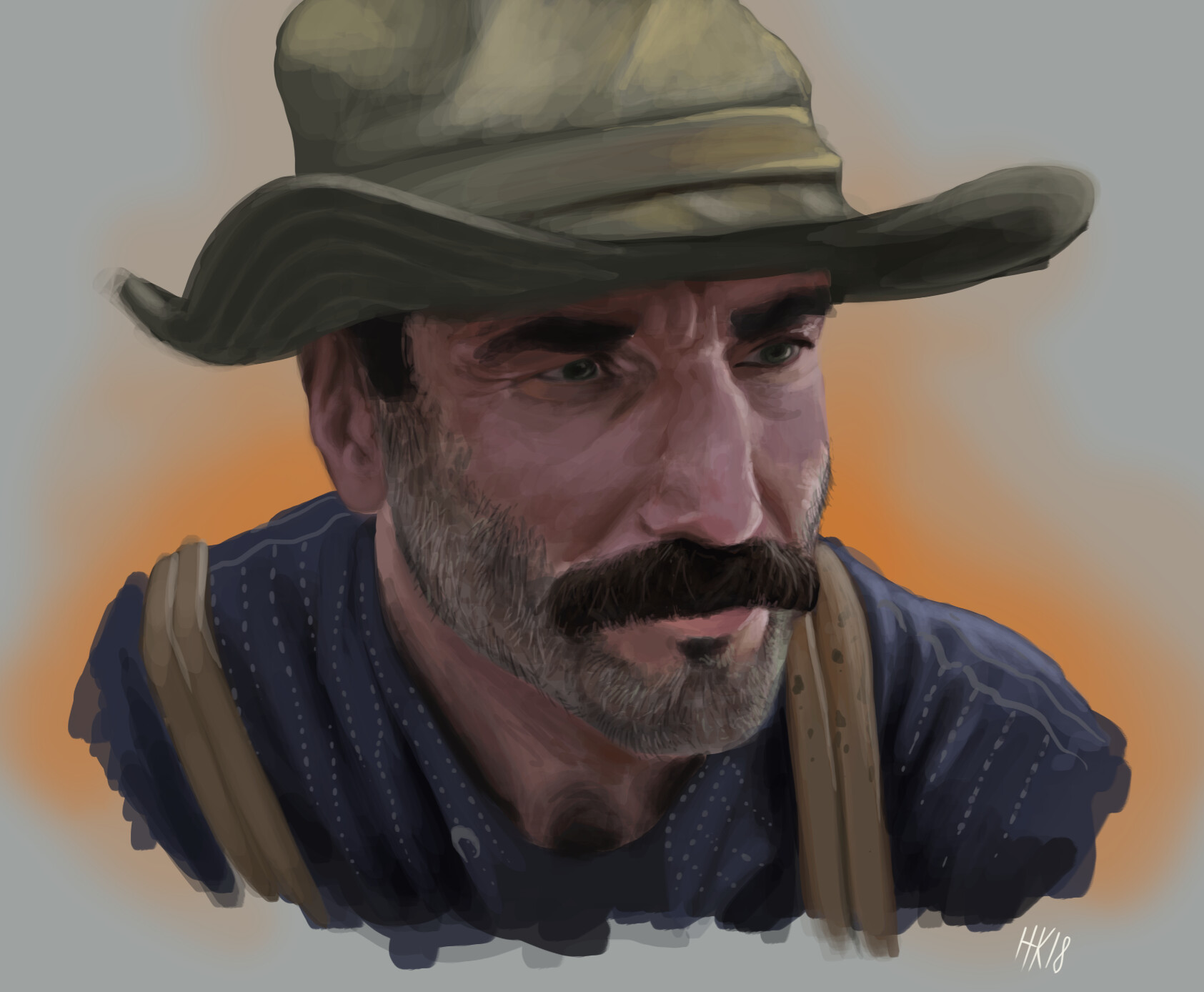 ArtStation - Daniel Plainview study