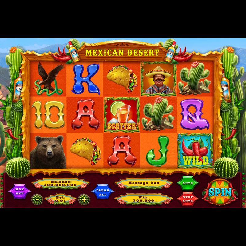ArtStation - Mexican Themed slot game reels⁠
