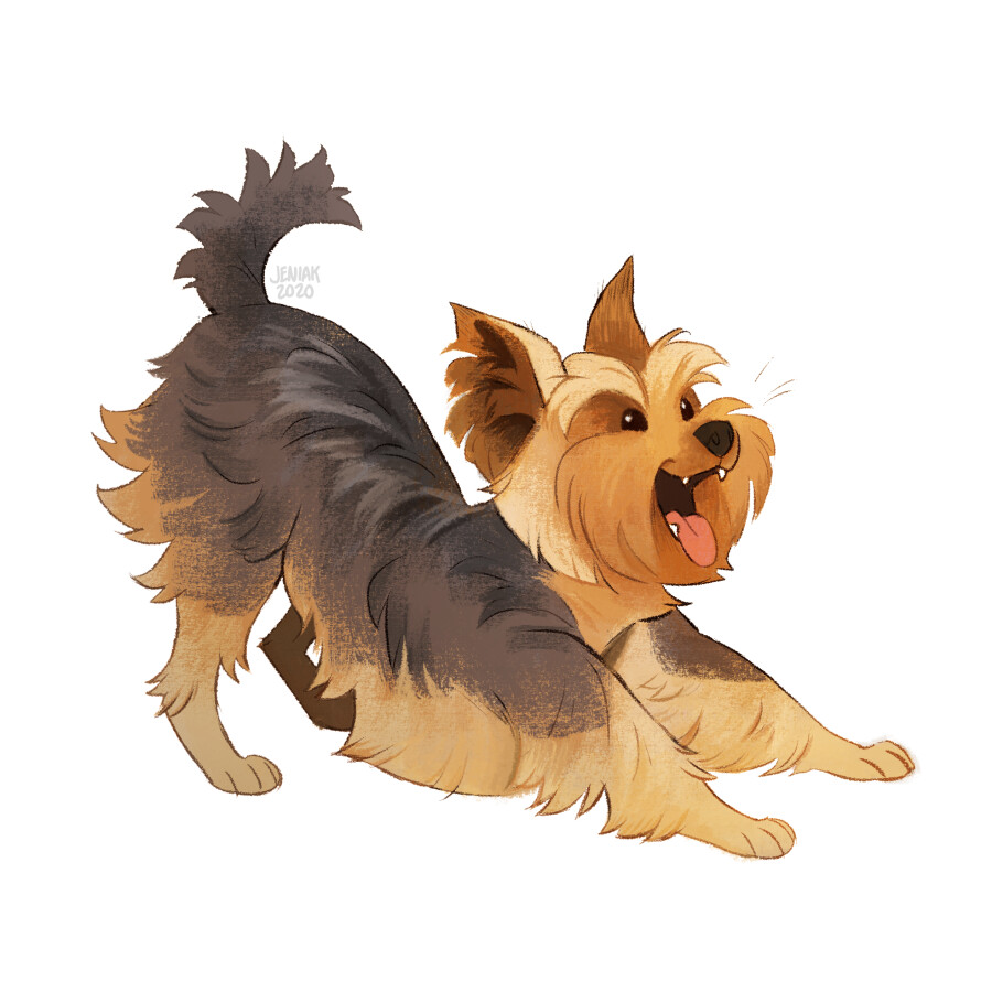 Jeniak draws - Doggust 2020 (part 1)