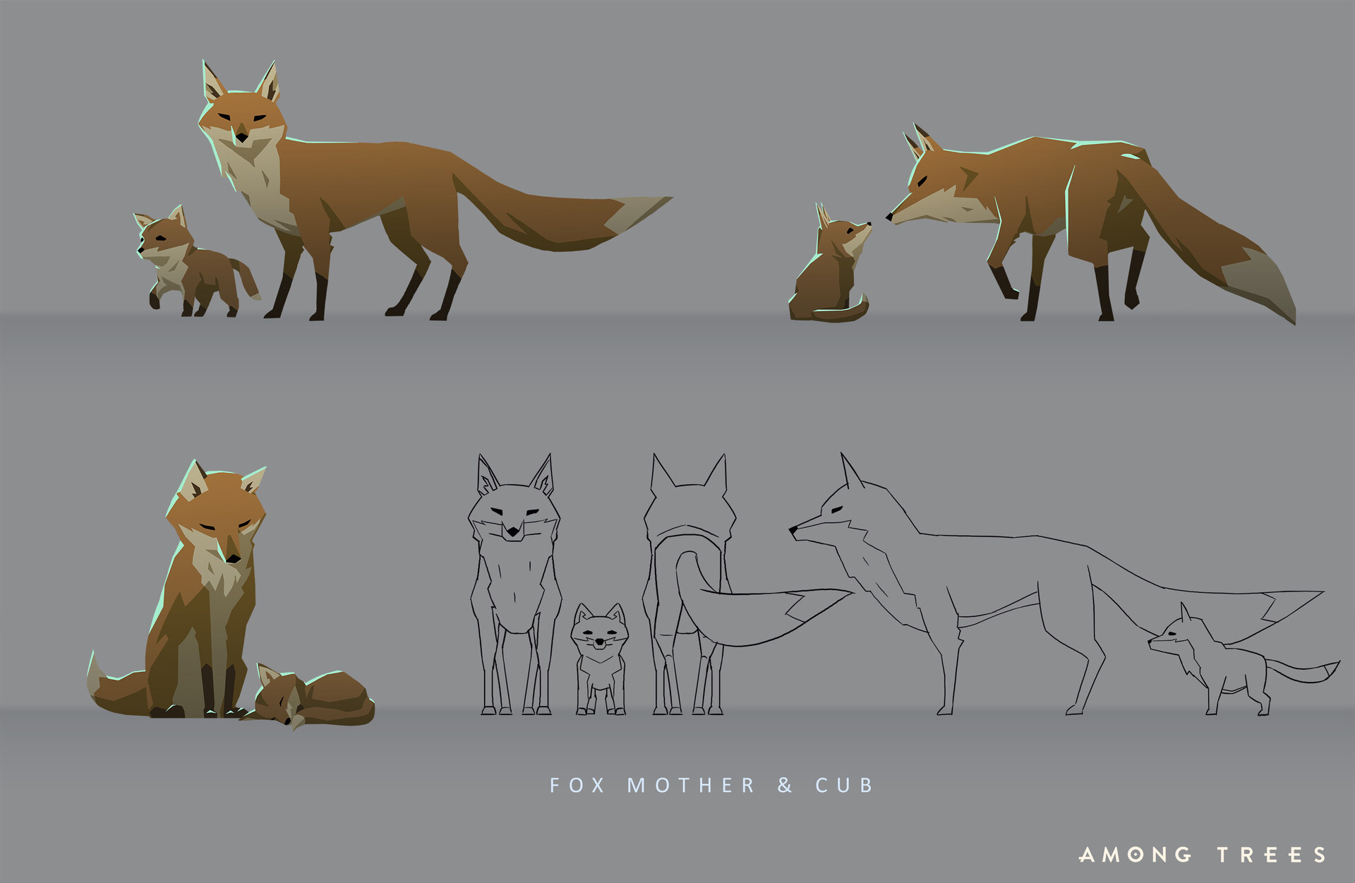 Michel Donze - Among Trees - Animals Concept