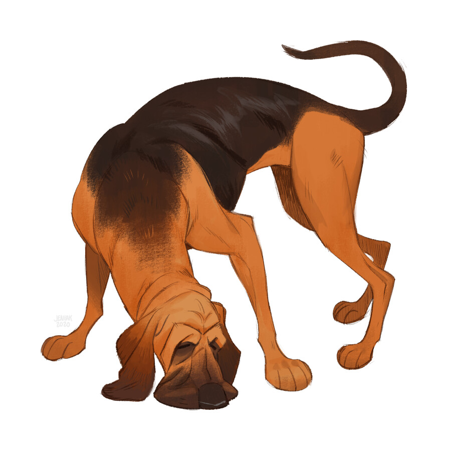 Jeniak draws - Doggust 2020 (part 1)