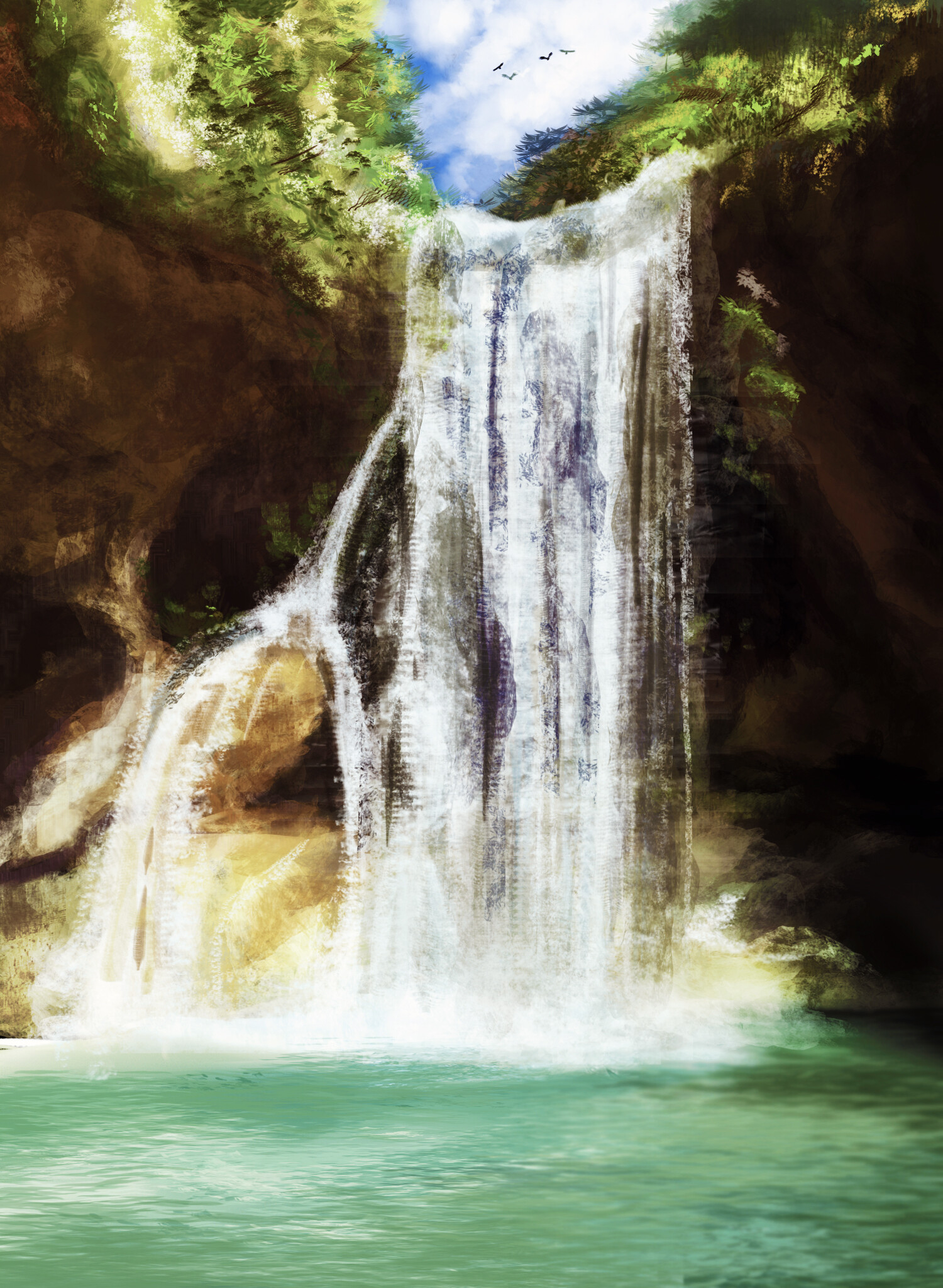 ArtStation - Waterfall