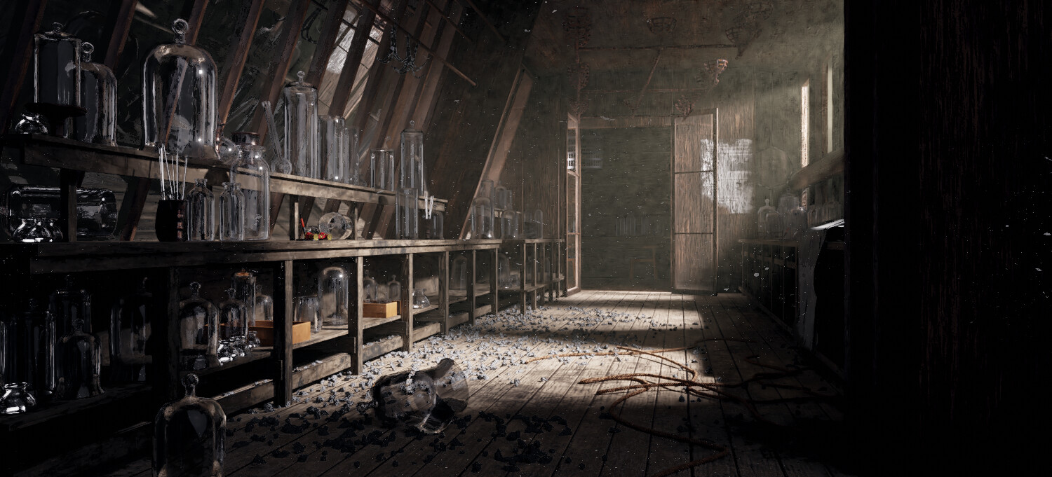 ArtStation - A decaying laboratory.