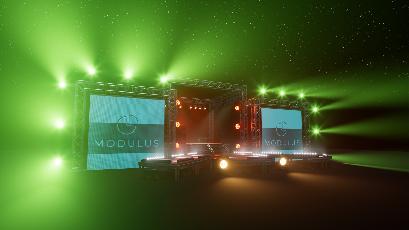 MODULUS Studio - Modular Concert Stage (UE4)