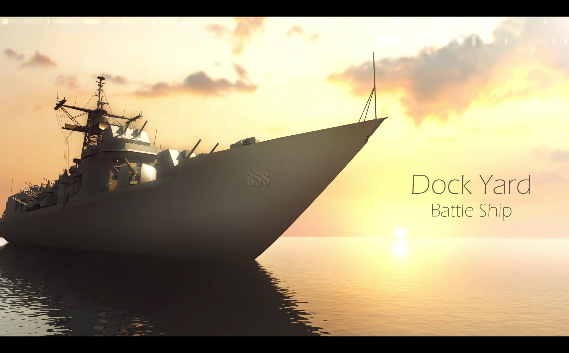 ArtStation - Dockyard Battleship