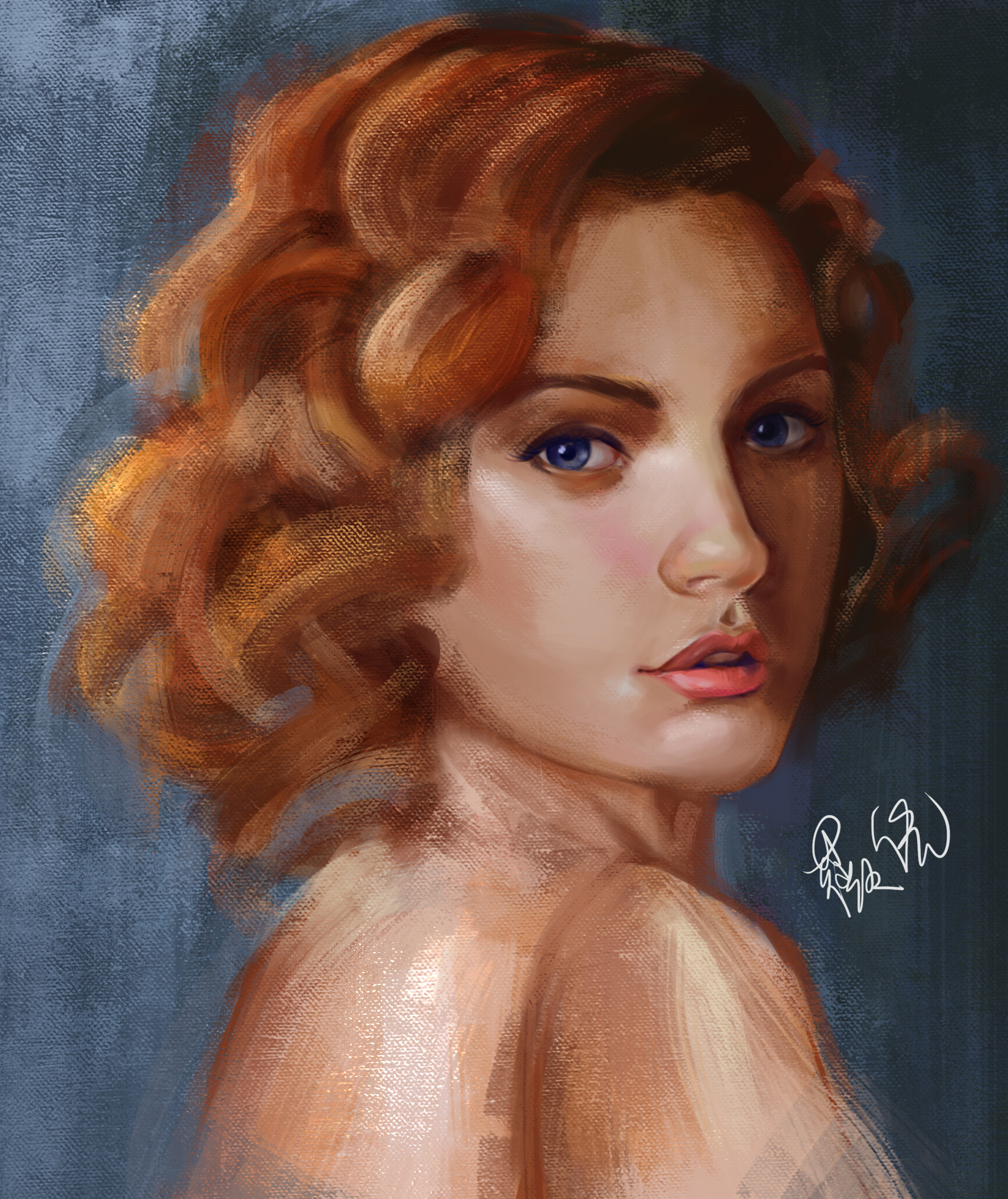 ArtStation - Female Portrait Illustration