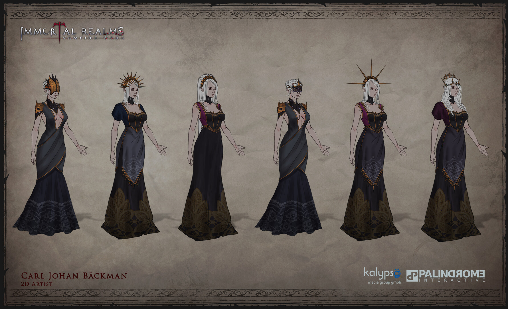 Carl Johan Bäckman - Immortal Realms: Vampire Wars Moroia Units Concept Art