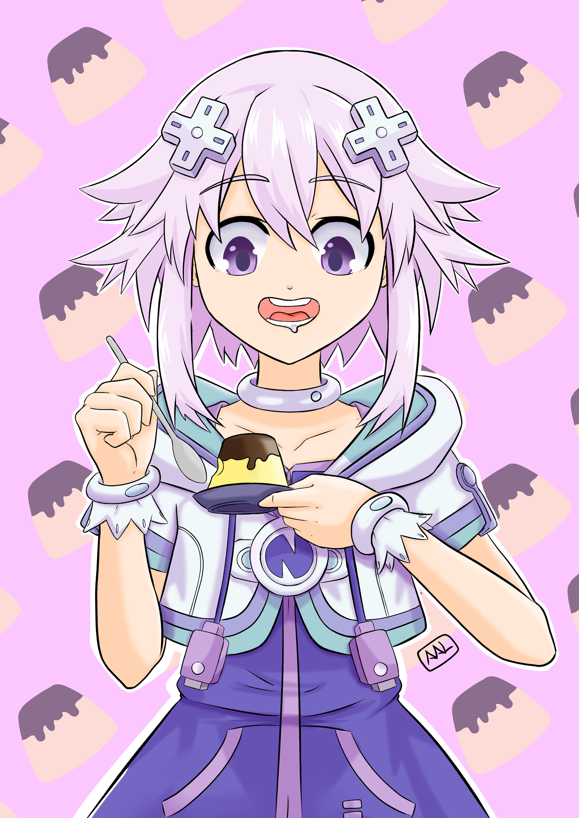 ArtStation - happy 10 years Neptunia