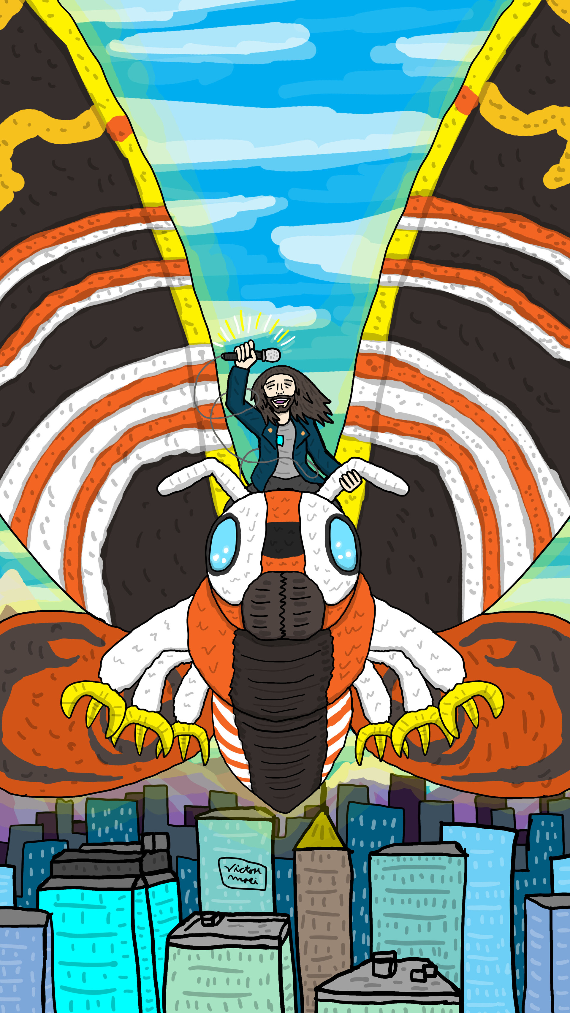 ArtStation - Japanesus and Mothra