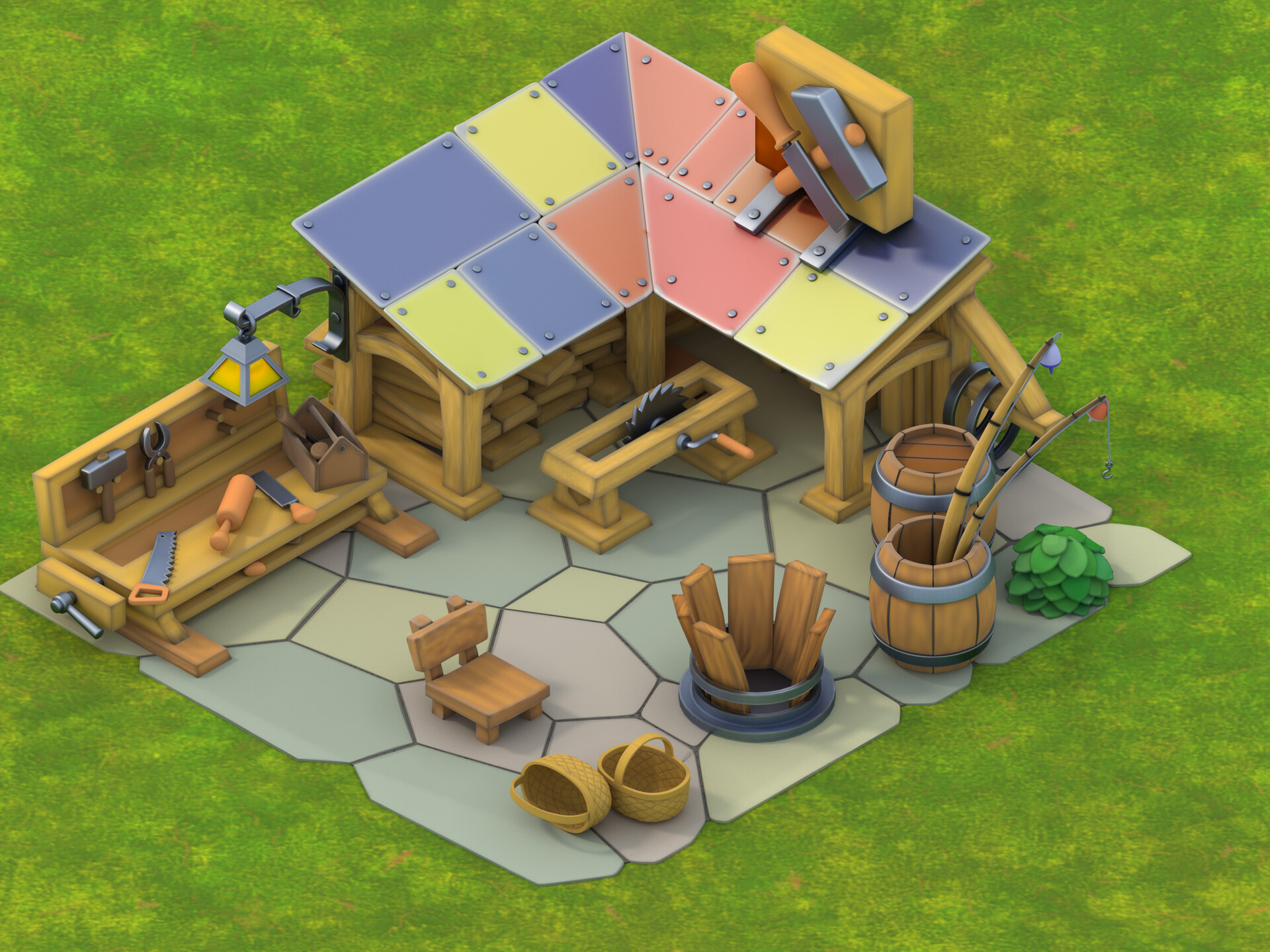 ArtStation - Carpentry workshop