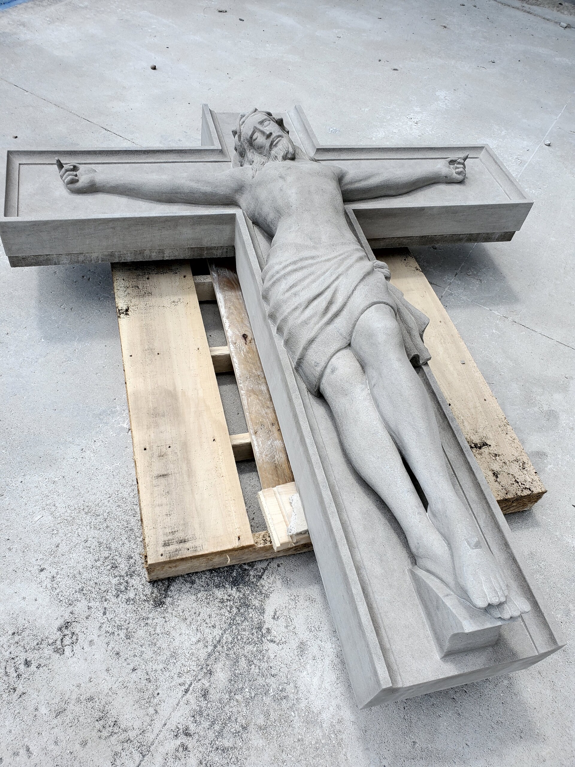 ArtStation - Digitally Sculpted Crucifix for CNC Milled Limestone ...