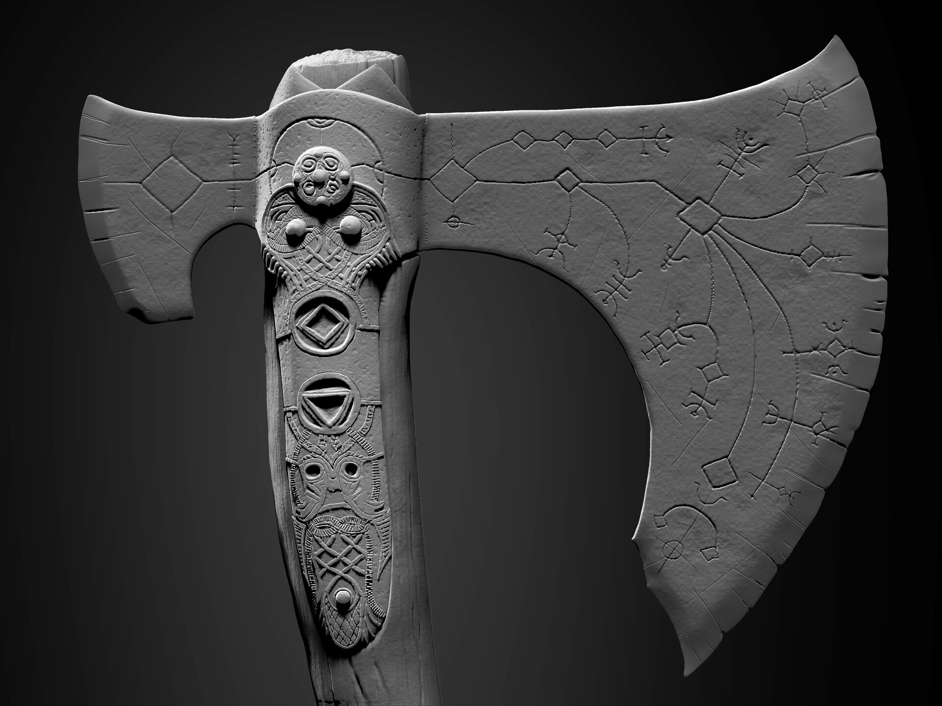 ArtStation - God of war - Leviathan axe