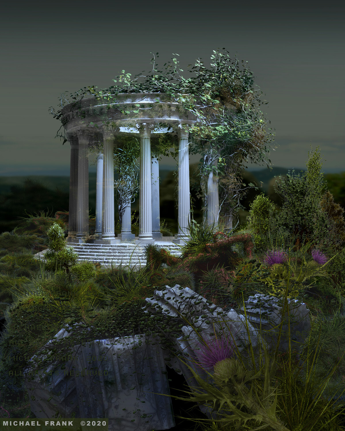 ArtStation - Neoclassical Temple