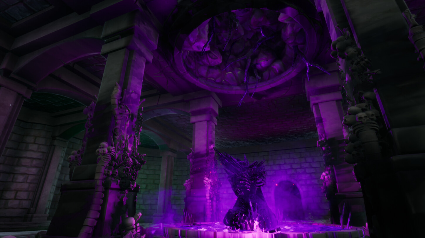 Antti Koponen - Forgotten Cisterns Level Art breakdown