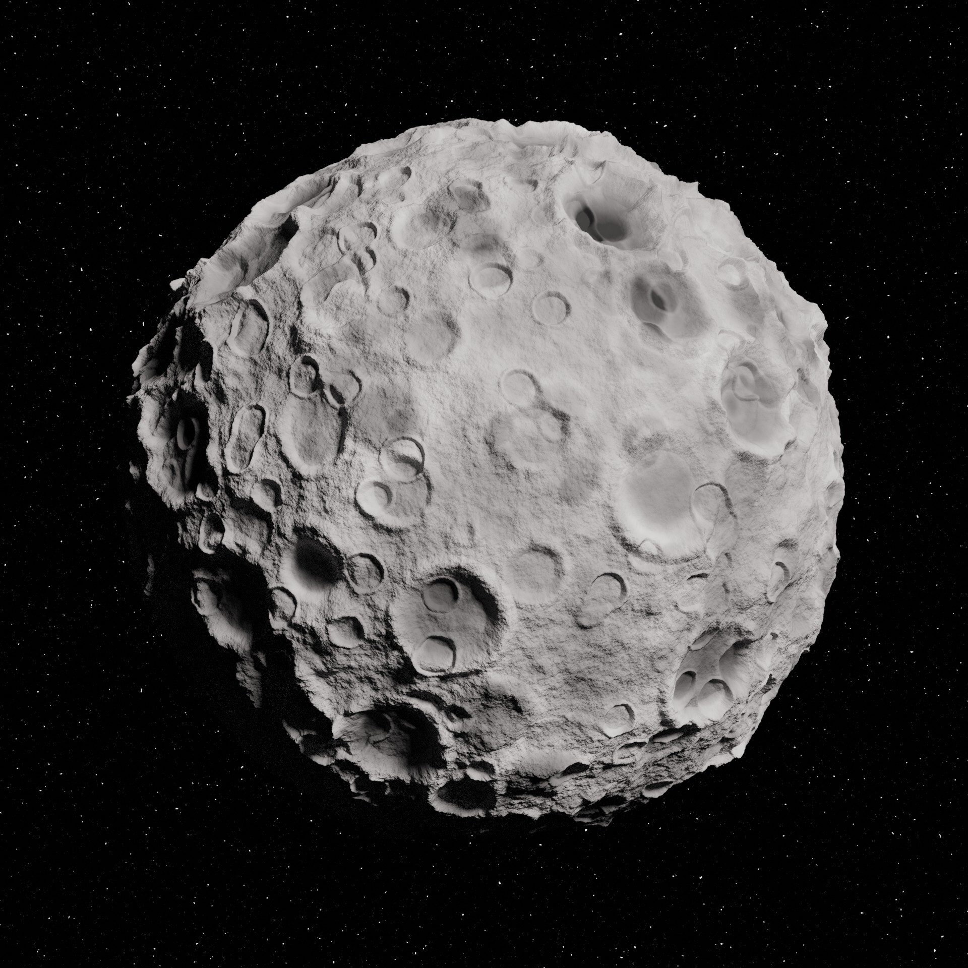ArtStation - Procedural Moon/Asteroid Material