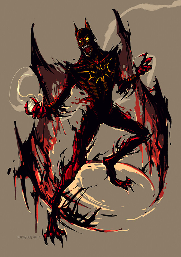 ArtStation - Commission - The Demonic Bat