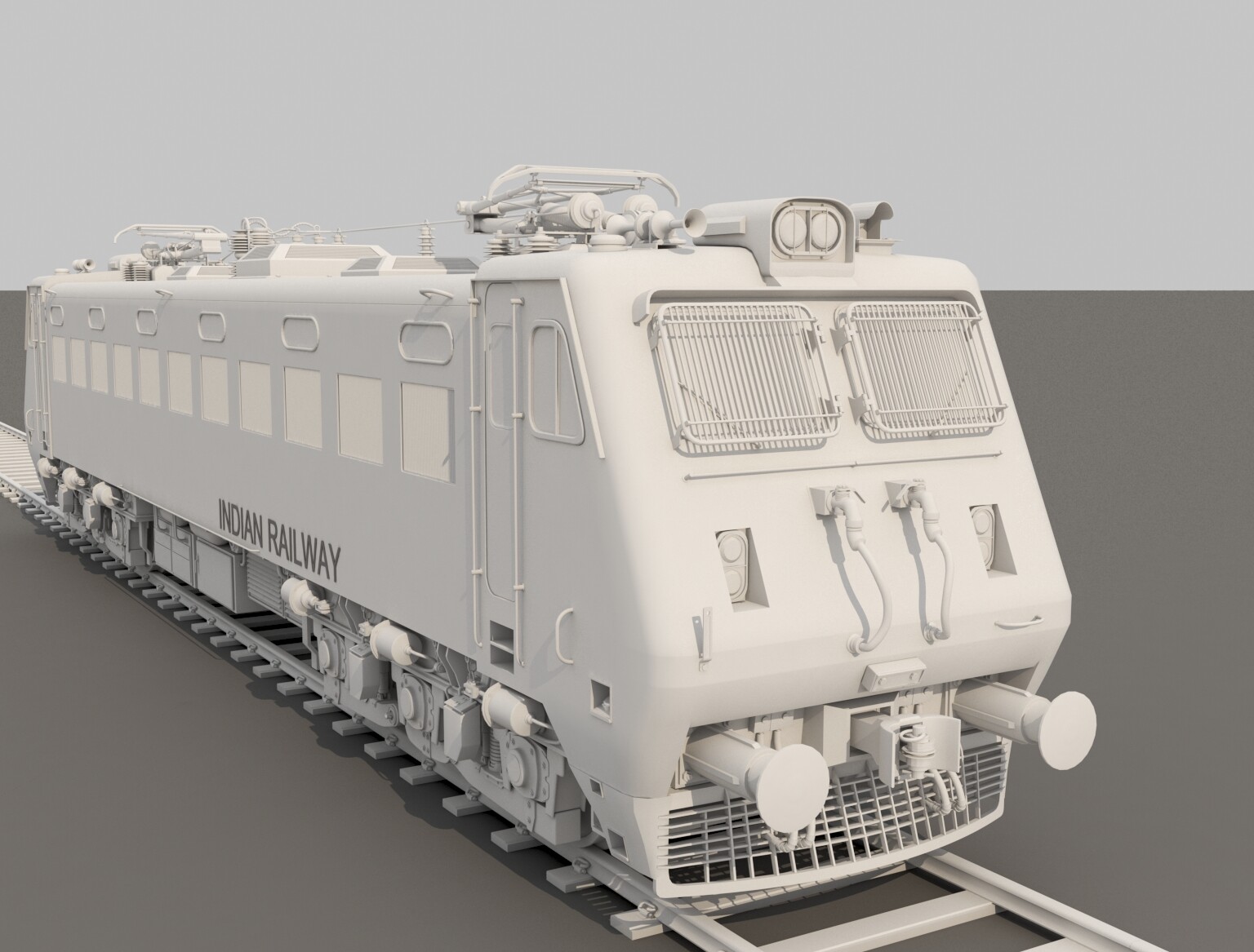 ArtStation - Indian Locomotive Wap 4