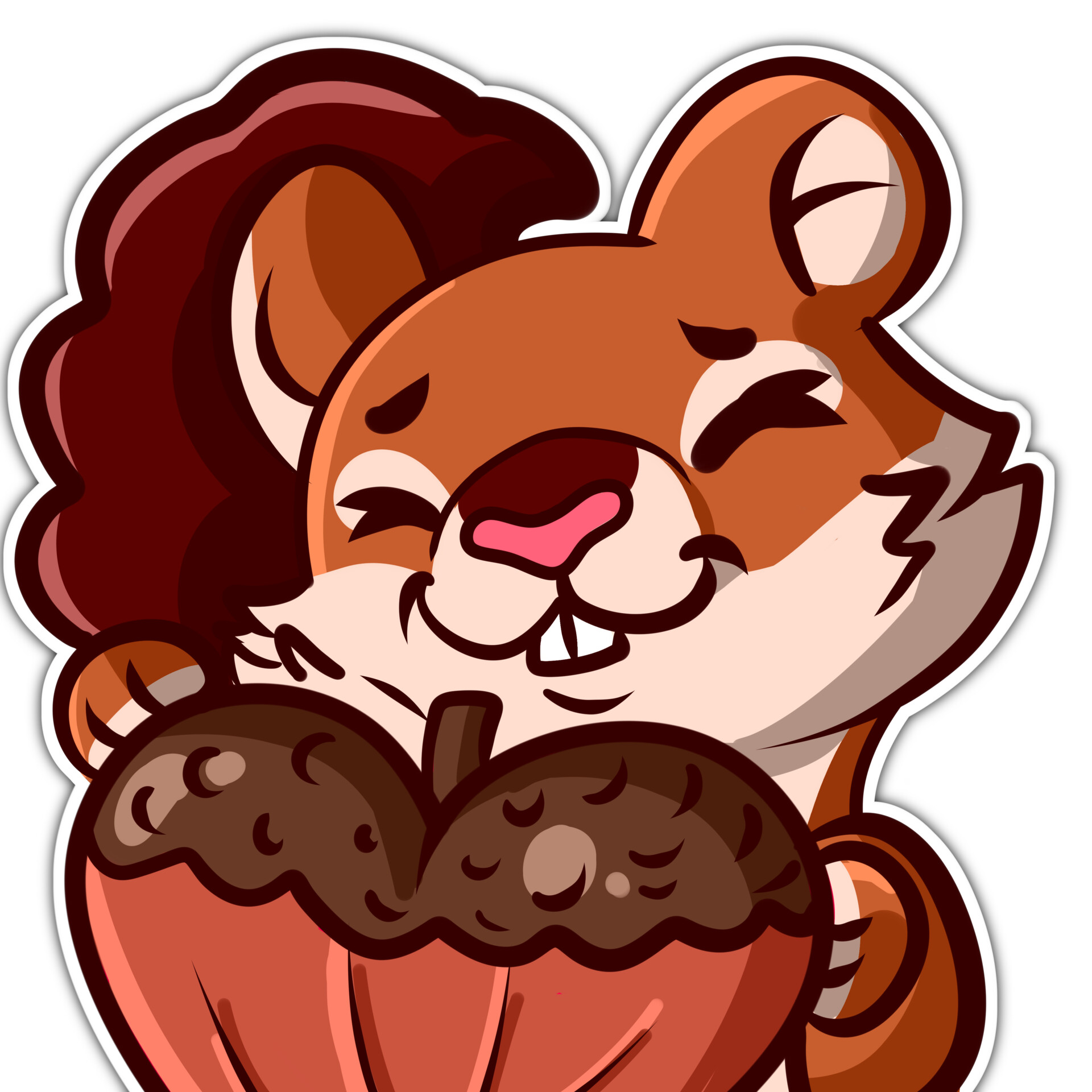 ArtStation - Twitch Emote - Nut Love