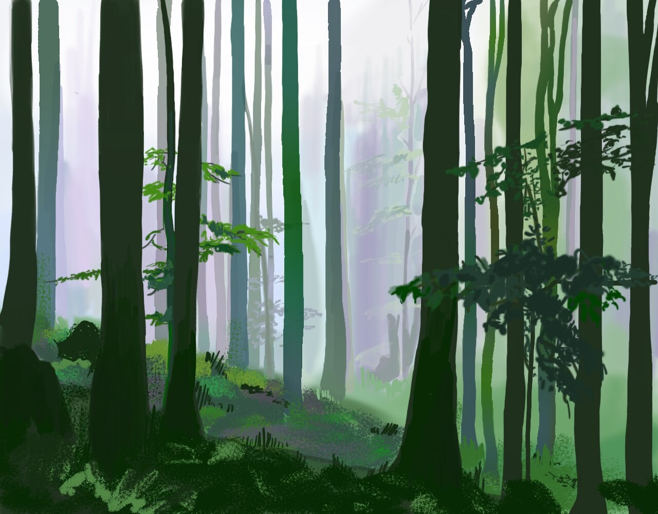 ArtStation - Green forest