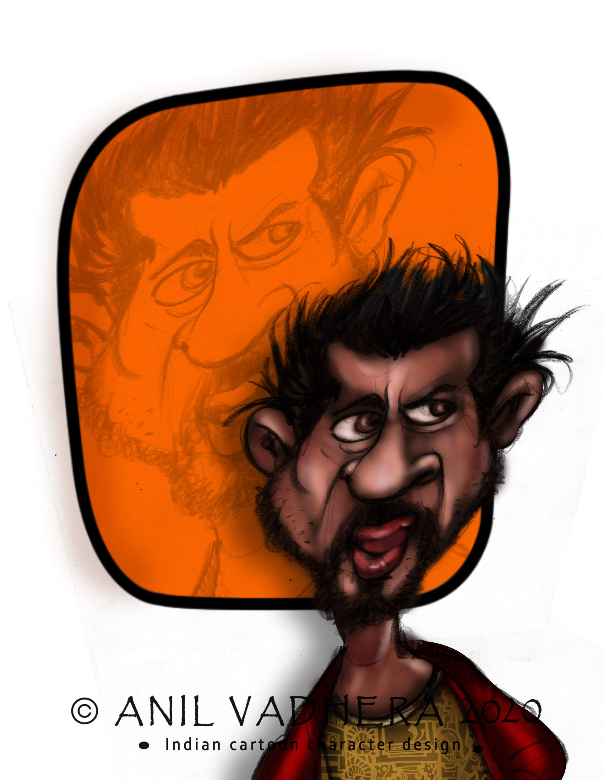 ArtStation - Indian faces lookin' for new bodies.-By Anil Vadhera