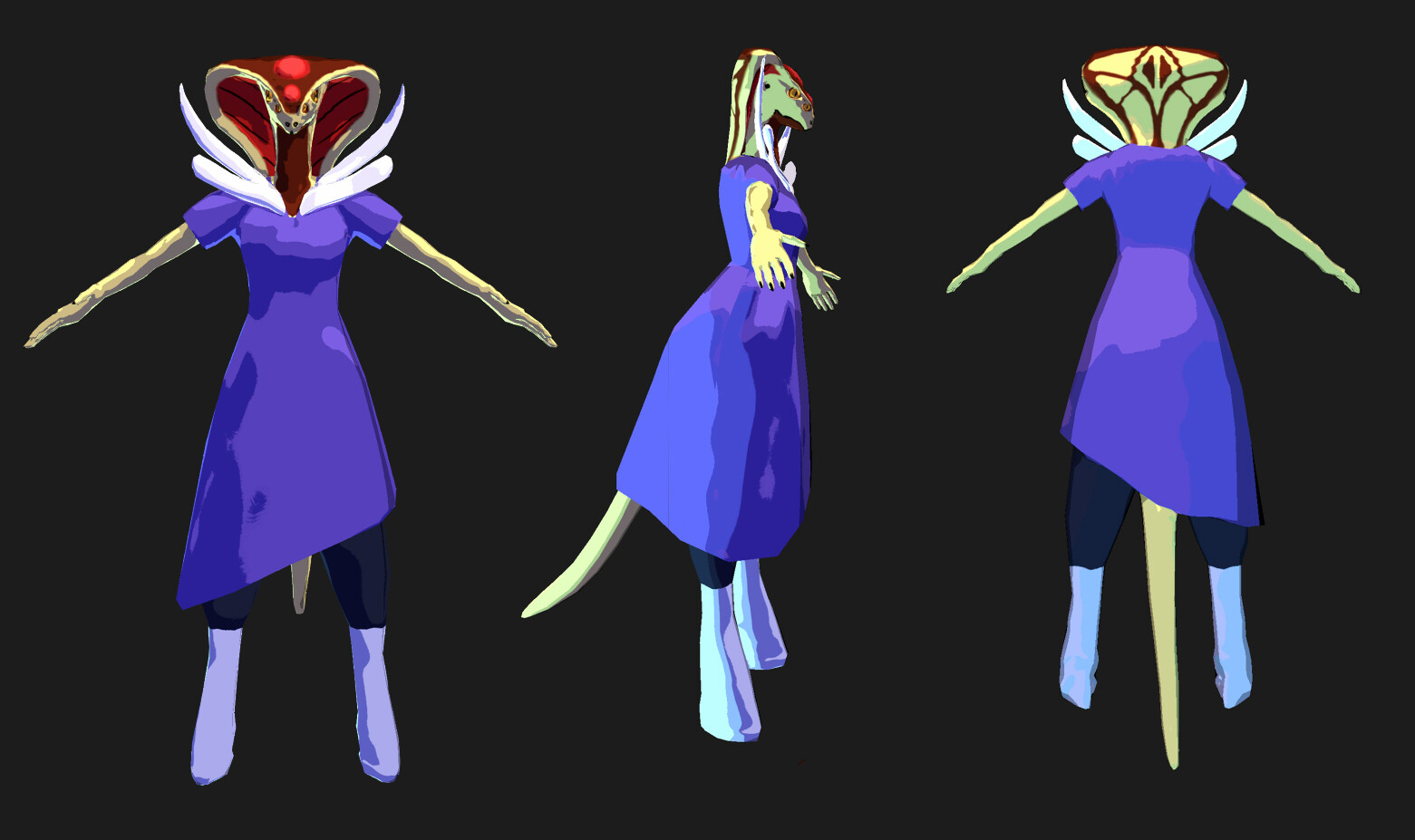 ArtStation - WIP: Snake Woman Alien