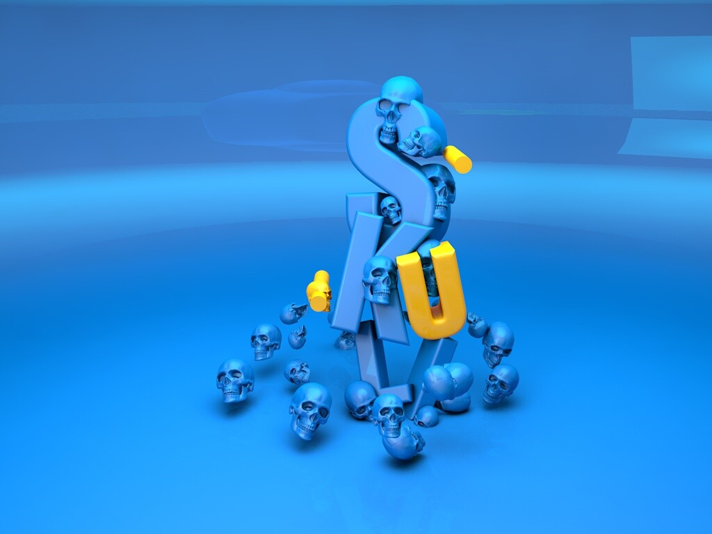 ArtStation - Skull Blue